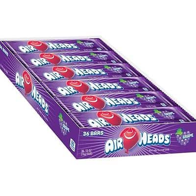 Airheads Grape 36x.55oz - Pacific Candy Wholesale Wholesale