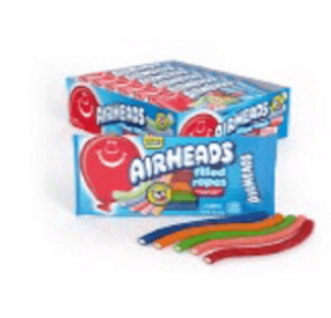 Airheads Filled Ropes Original Fruit 18x2oz - Pacific Candy Wholesale