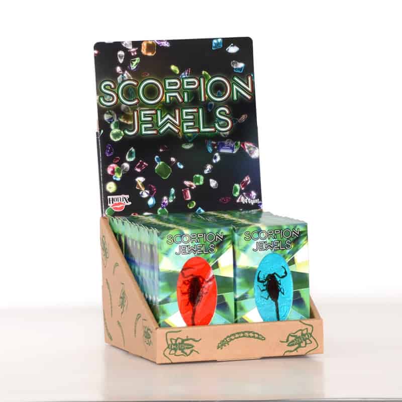 Hotlix Jewel Scorpion Assorted 24 - Pacific Candy Wholesale