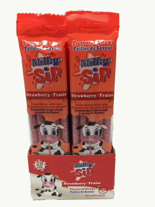 Exclusive Brands Quick Milk Magic Sipper Strawberry 20 - Pacific Candy ...