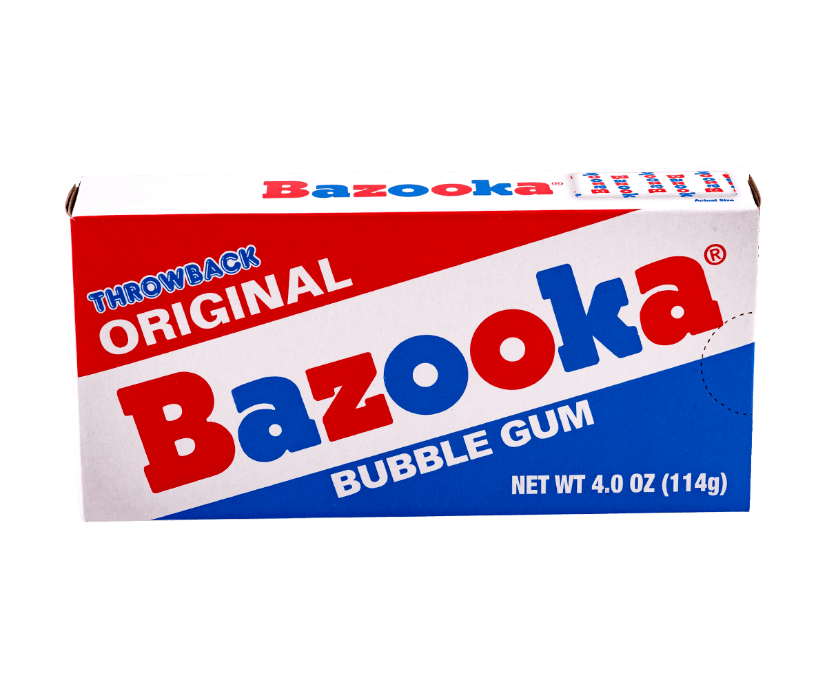 Bazooka Bubble Gum TB 12ct - Pacific Candy Wholesale
