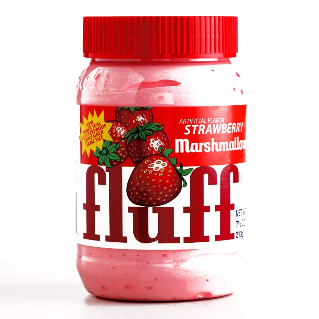 Marshmallow Fluff Strawberry 12x7.5oz - Pacific Candy Wholesale