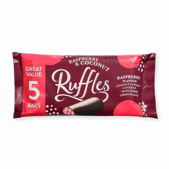 Jameson Raspberry & Coconut Ruffles Multipack British 24x(5x26g ...