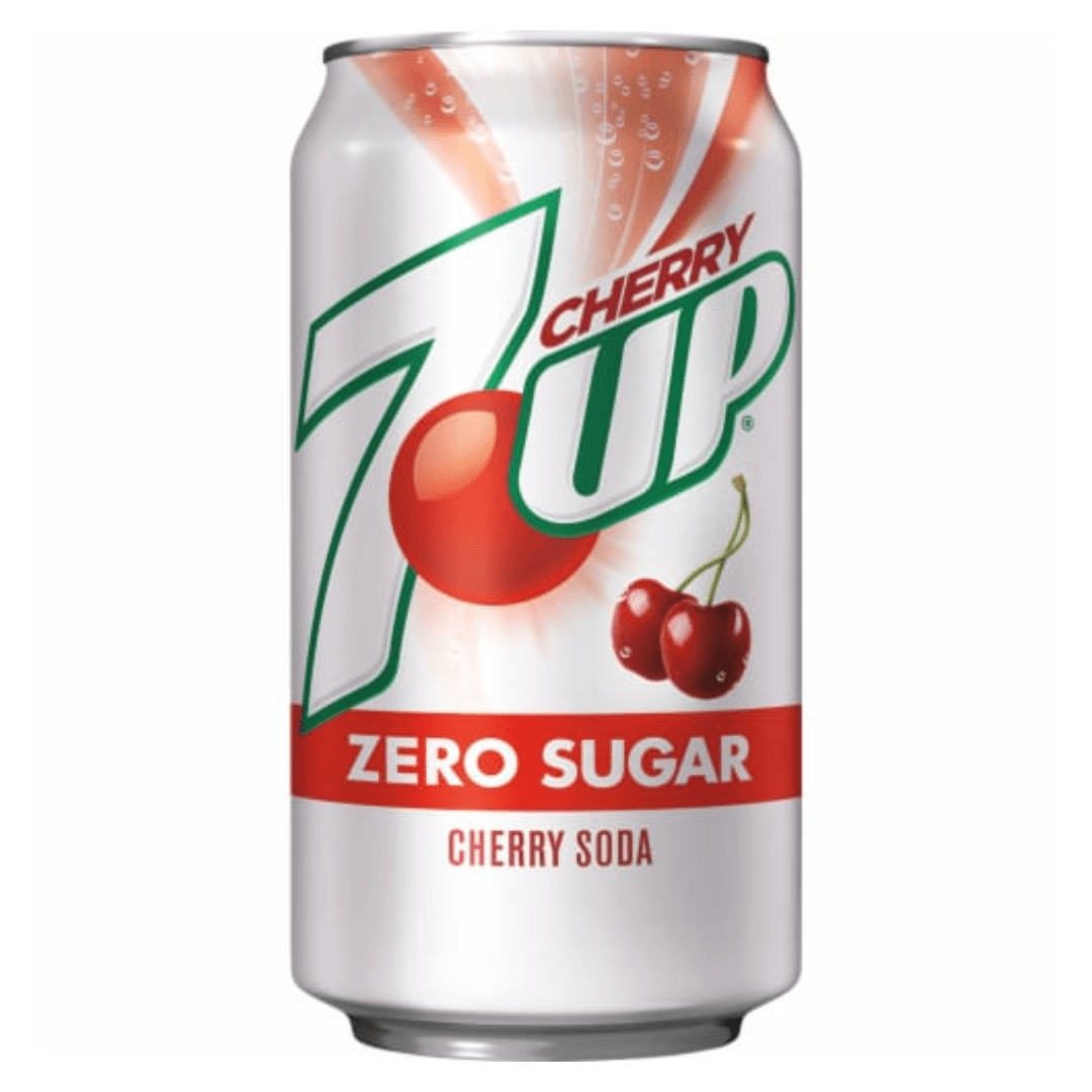 7UP Zero Cherry 12x355ml (Best Before March 06 2025) - Pacific Candy Wholesale