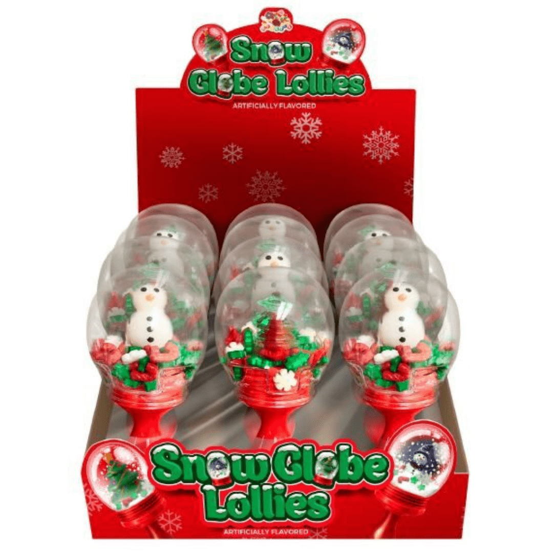 Albert's Snow Globe Lollies Christmas 24x0.63oz - Pacific Candy Wholesale
