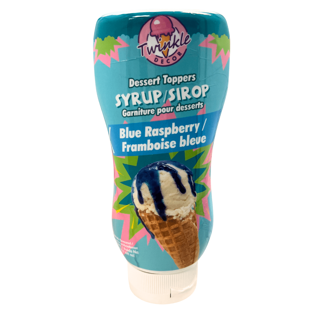 Exclusive Brands Dessert Syrup Blue Raspberry 12x520g - Pacific Candy ...