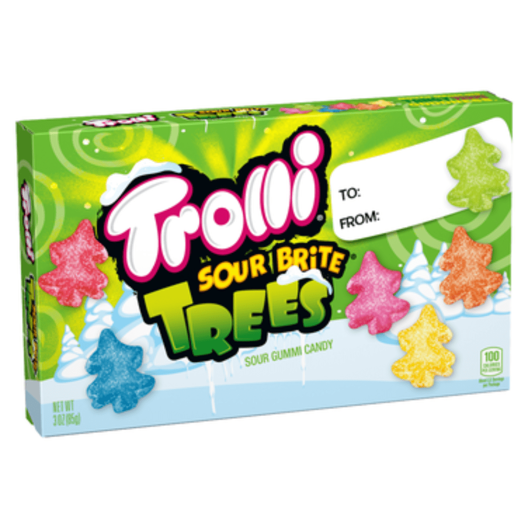 Ferrara Trolli Sour Brite Trees Christmas TB 12x3oz - Pacific Candy ...