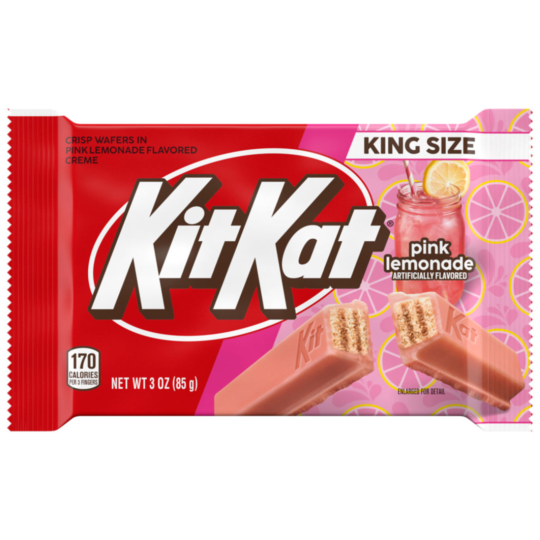 Hershey Kit Kat Limited Edition Pink Lemonade King Size 24x3oz ...