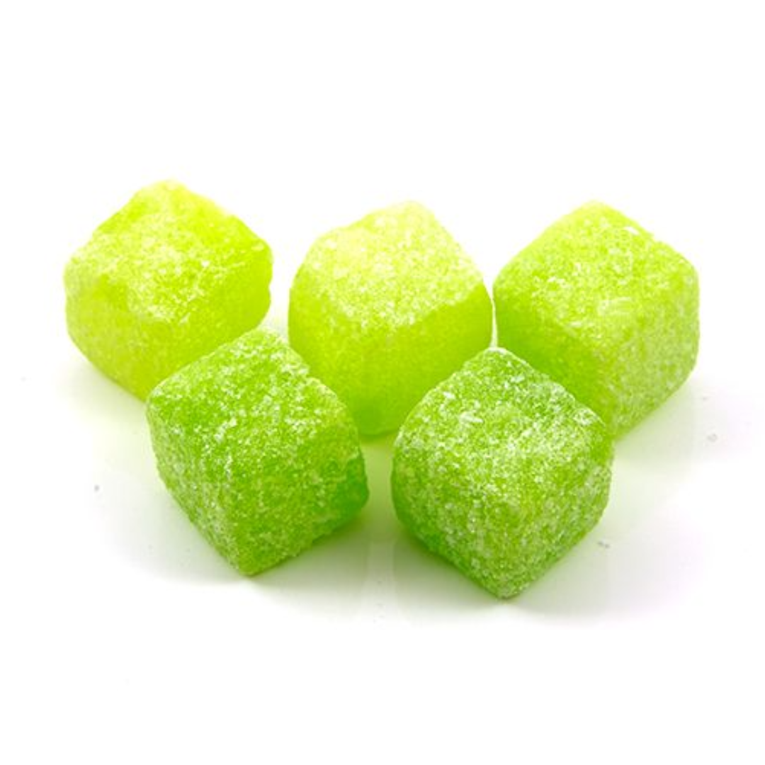 Kingsway Sour Apple Cubes British 3kg - Pacific Candy Wholesale