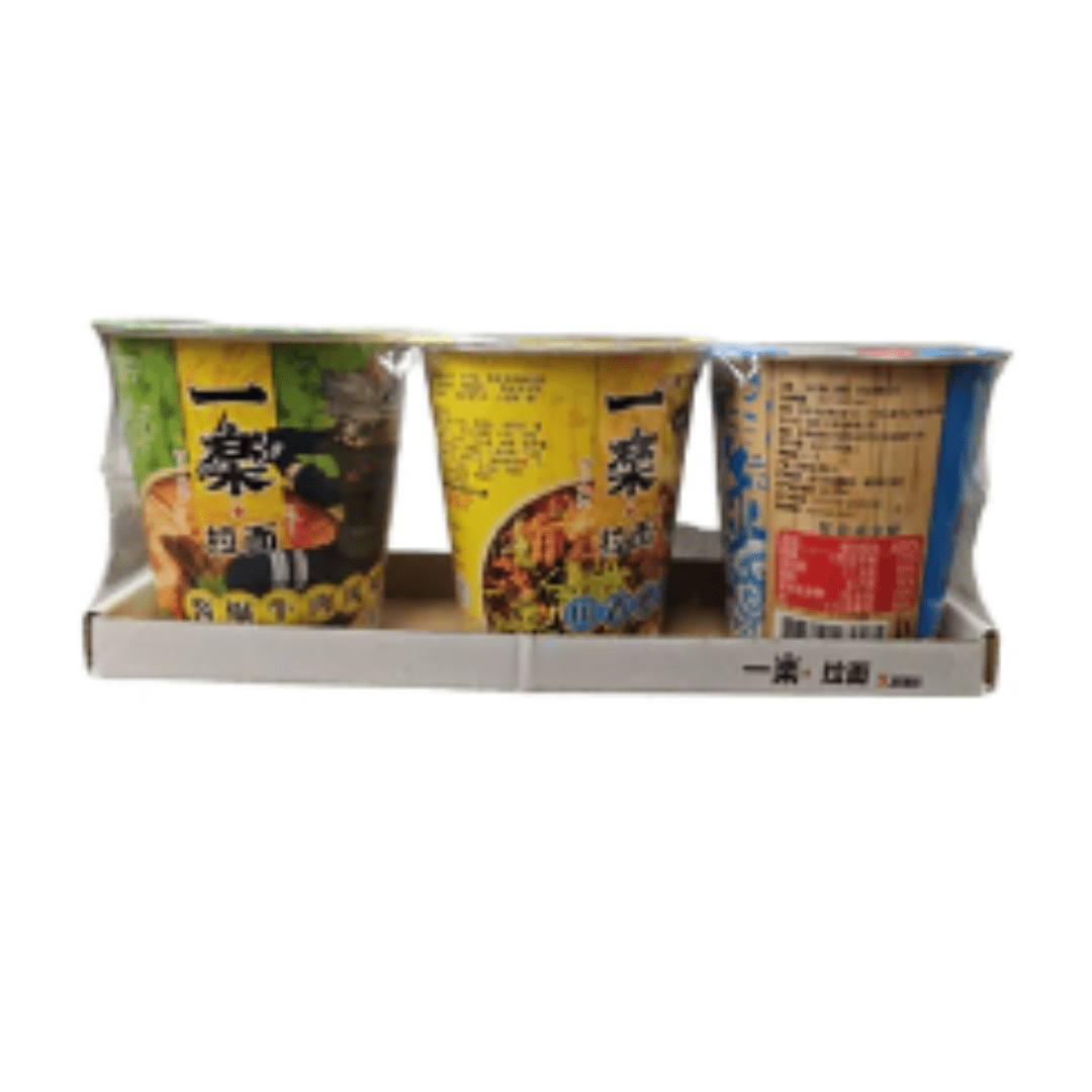 Naruto Yile Ramen Three Pack Cup Assorted - Pacific Candy Wholesale