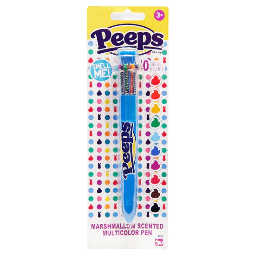 Kangaru Peeps Marshmallow Scented Rainbow Pen 12 - Pacific Candy Wholesale