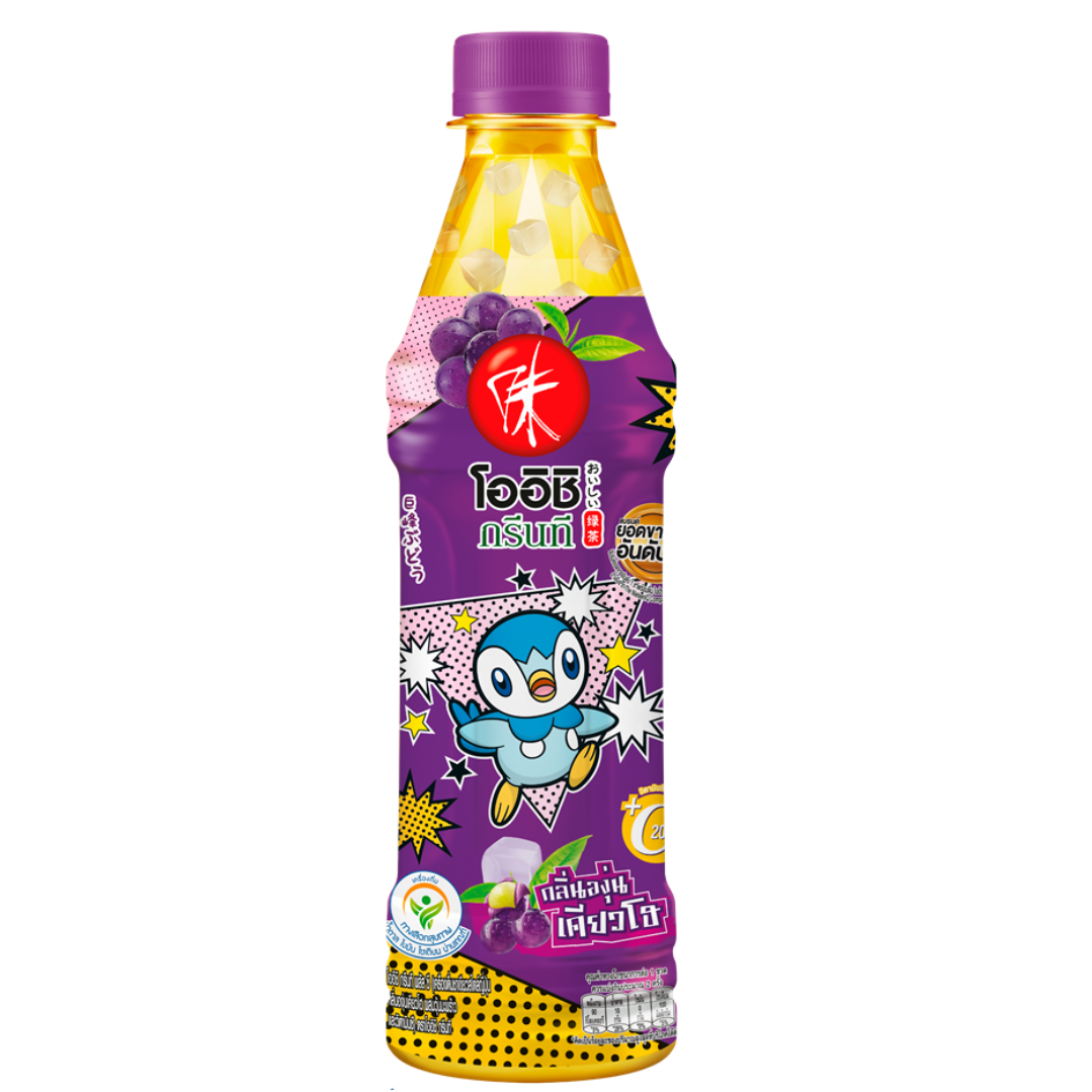 Pokemon Iced Tea Kyoho Grape Thailand 24x380ml (Best Before February 27 ...
