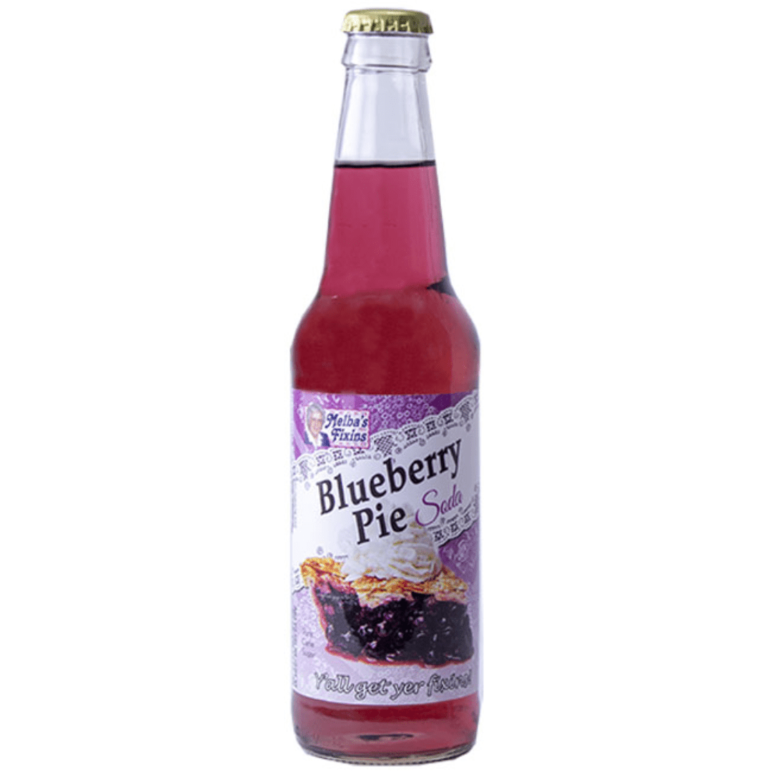 Rocket Fizz Melba's Fixins Blueberry Pie 24x12oz - Pacific Candy Wholesale