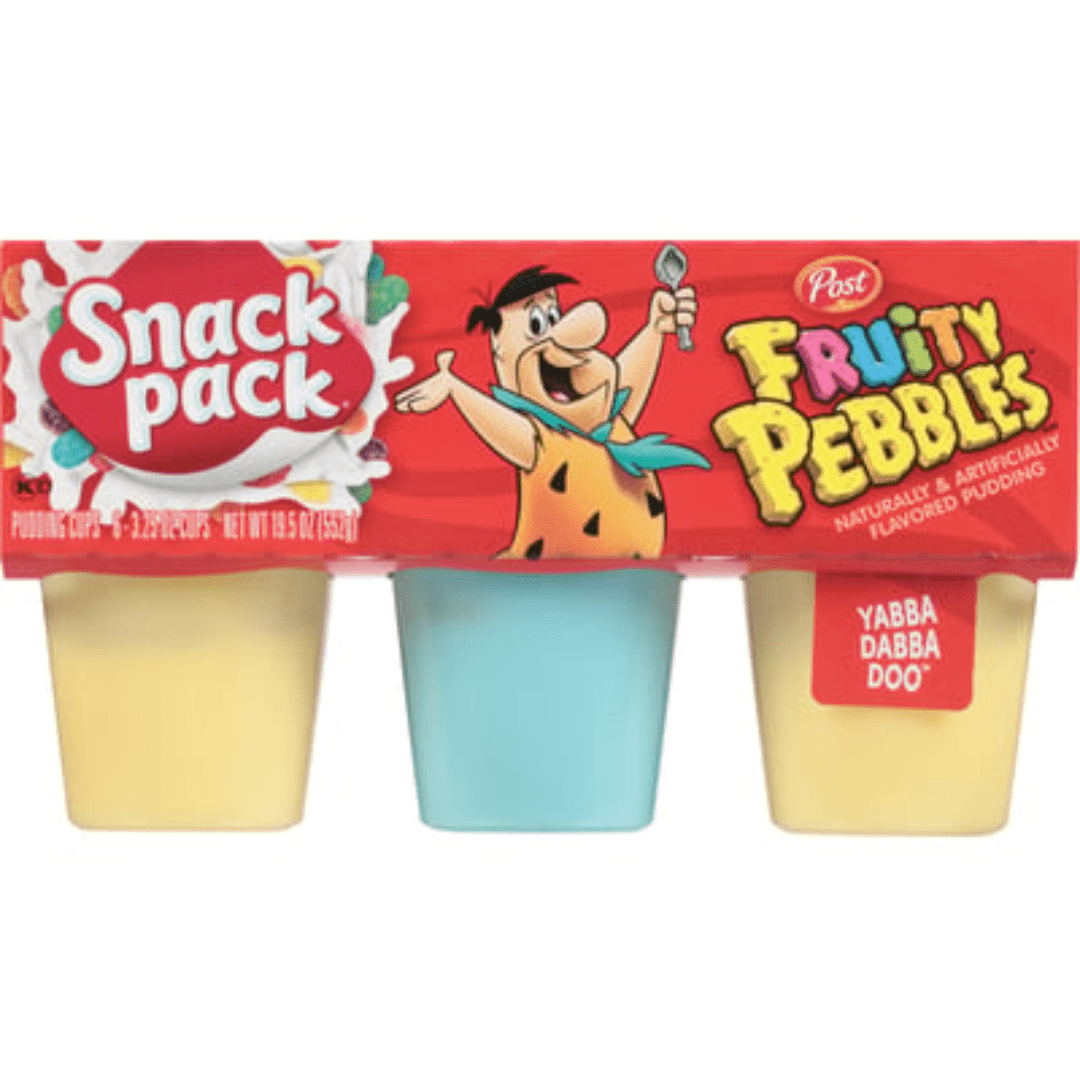 Snack Pack Pudding Fruity Pebbles Six Pack 8 - Pacific Candy Wholesale