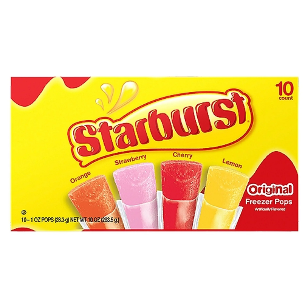 Starburst Freezer Pops Original 12x10x1oz - Pacific Candy Wholesale