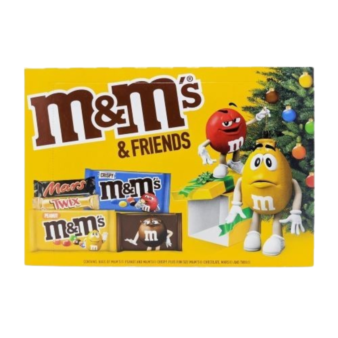 Mars Selection Box M&Ms & Friends Medium British 9x139g - Pacific Candy ...