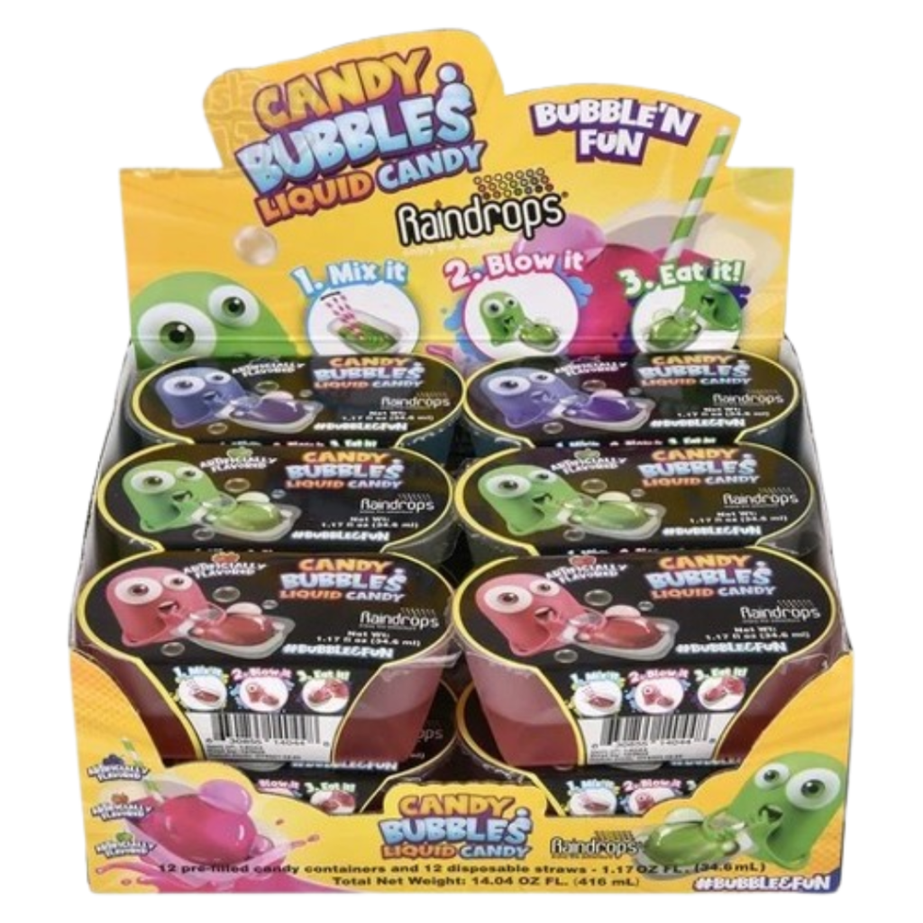 Raindrops Candy Bubble 12 - Pacific Candy Wholesale