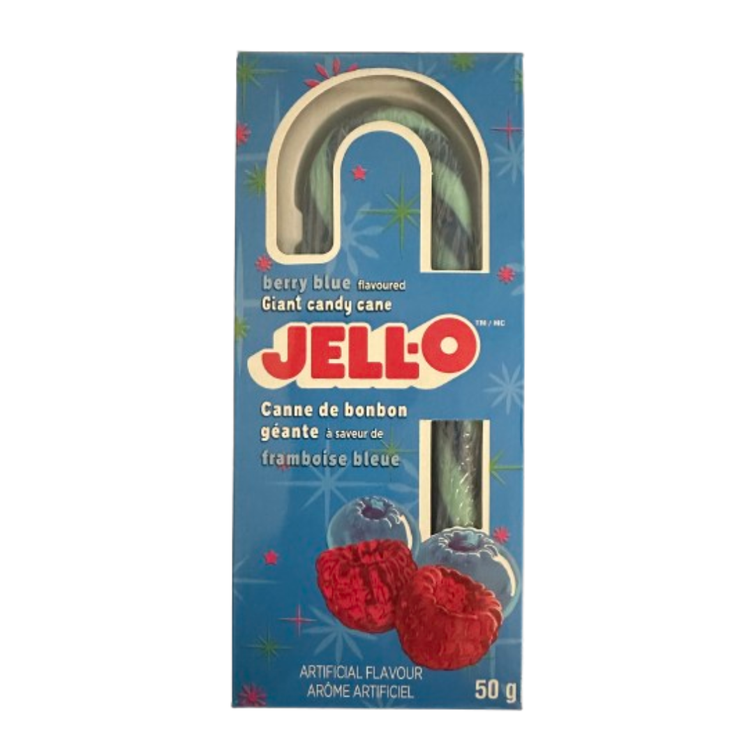 Kraft Jell-O Giant Candy Canes Berry Blue Christmas 24x50g - Pacific ...