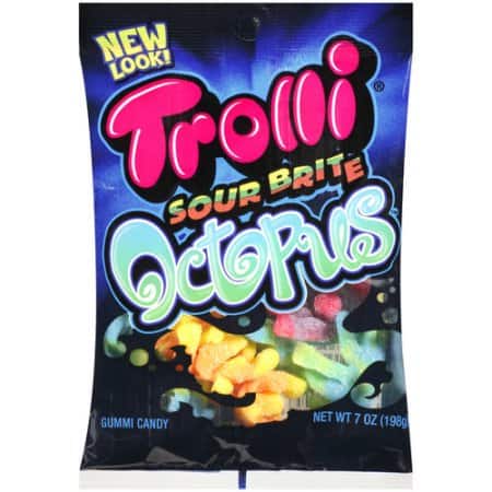 Ferrara Trolli Sour Brite Octopus 12x4.25oz - Pacific Candy Wholesale