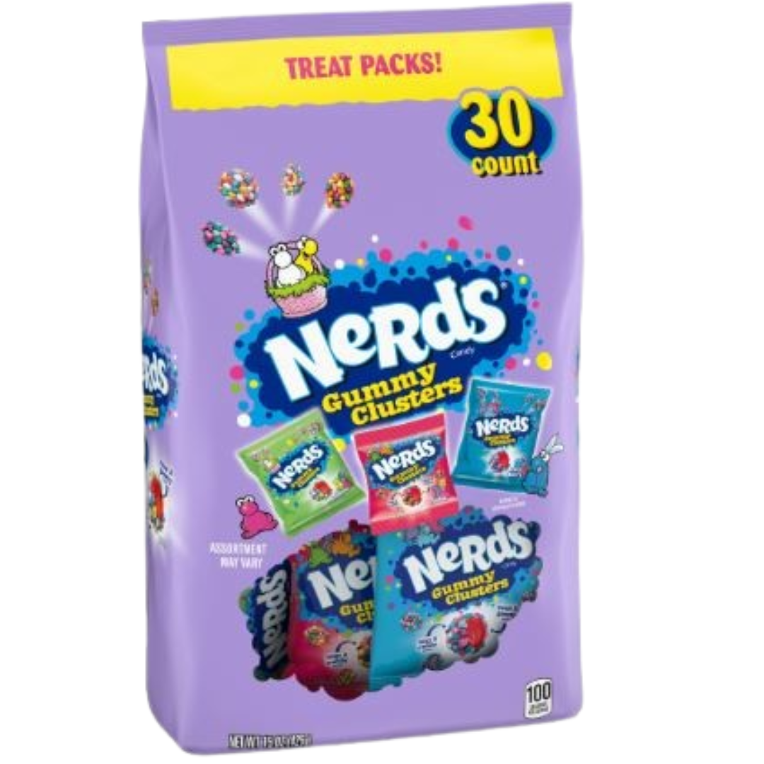 Ferrara Nerds Easter Hoppin Cluster Treat 30ctx.5oz - Pacific Candy ...