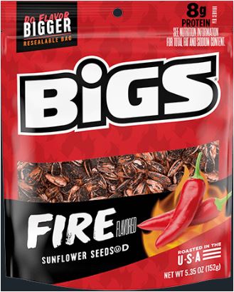 Big's Fire Sunflower Seeds 12x5.35oz - Pacific Candy Wholesale