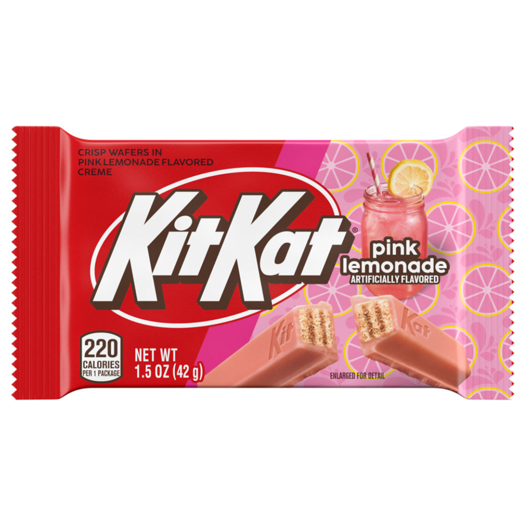 Hershey Kit Kat Limited Edition Pink Lemonade 24x1.5oz - Pacific Candy ...