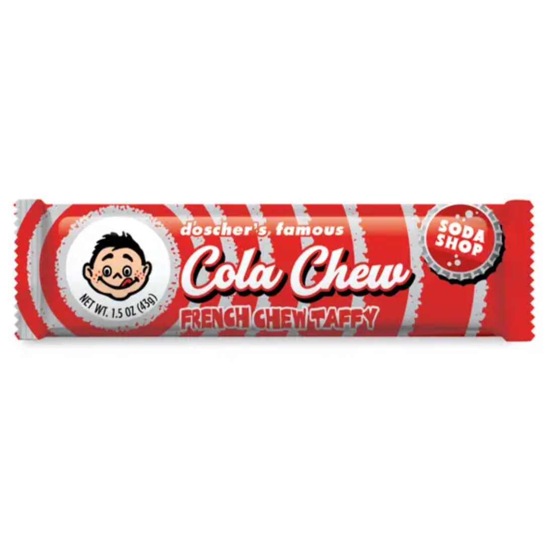Doscher's Famous Soda Shop Cola Chew French Chew Taffy 24x1.5oz ...