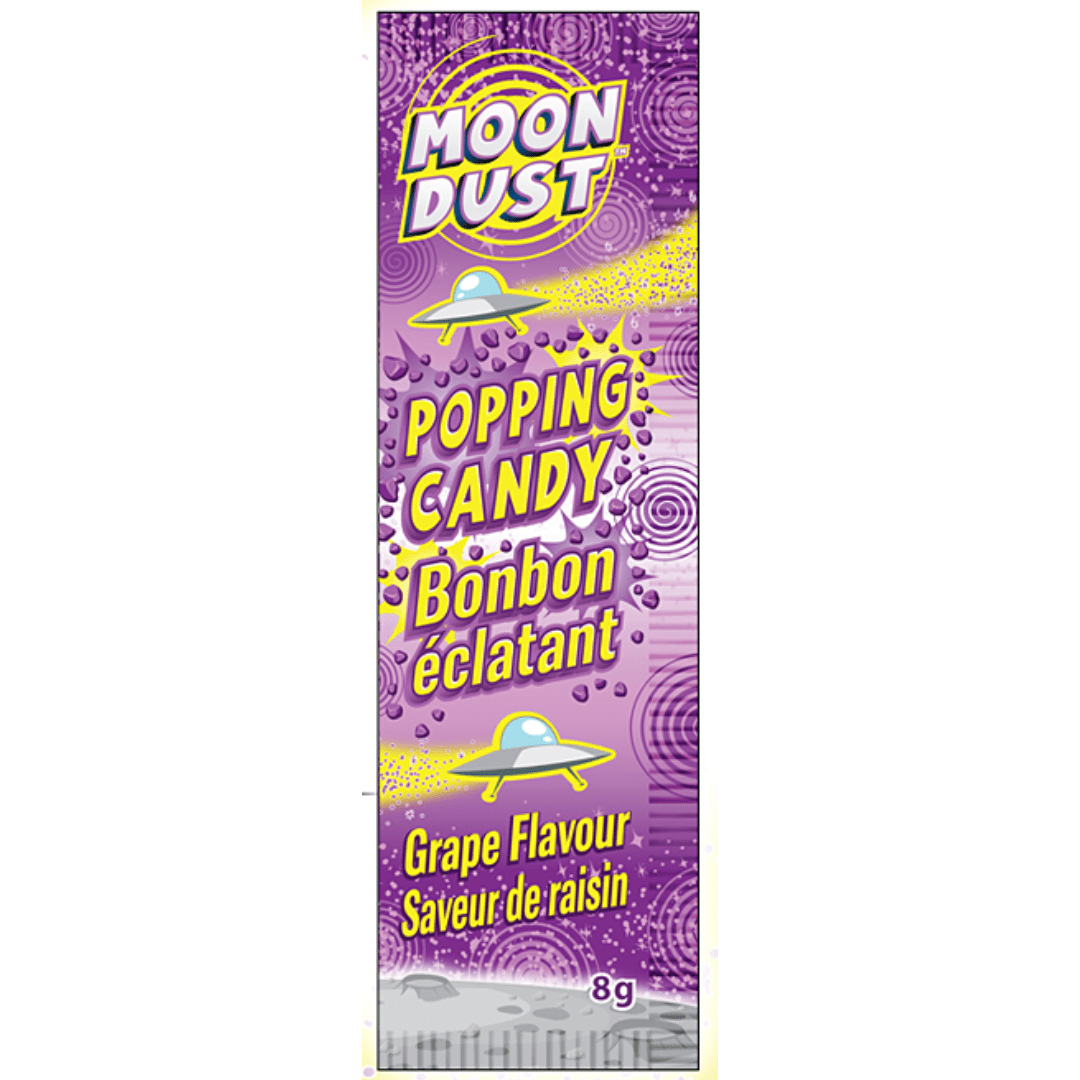 Moon Dust Popping Candy Grape 36 - Pacific Candy Wholesale