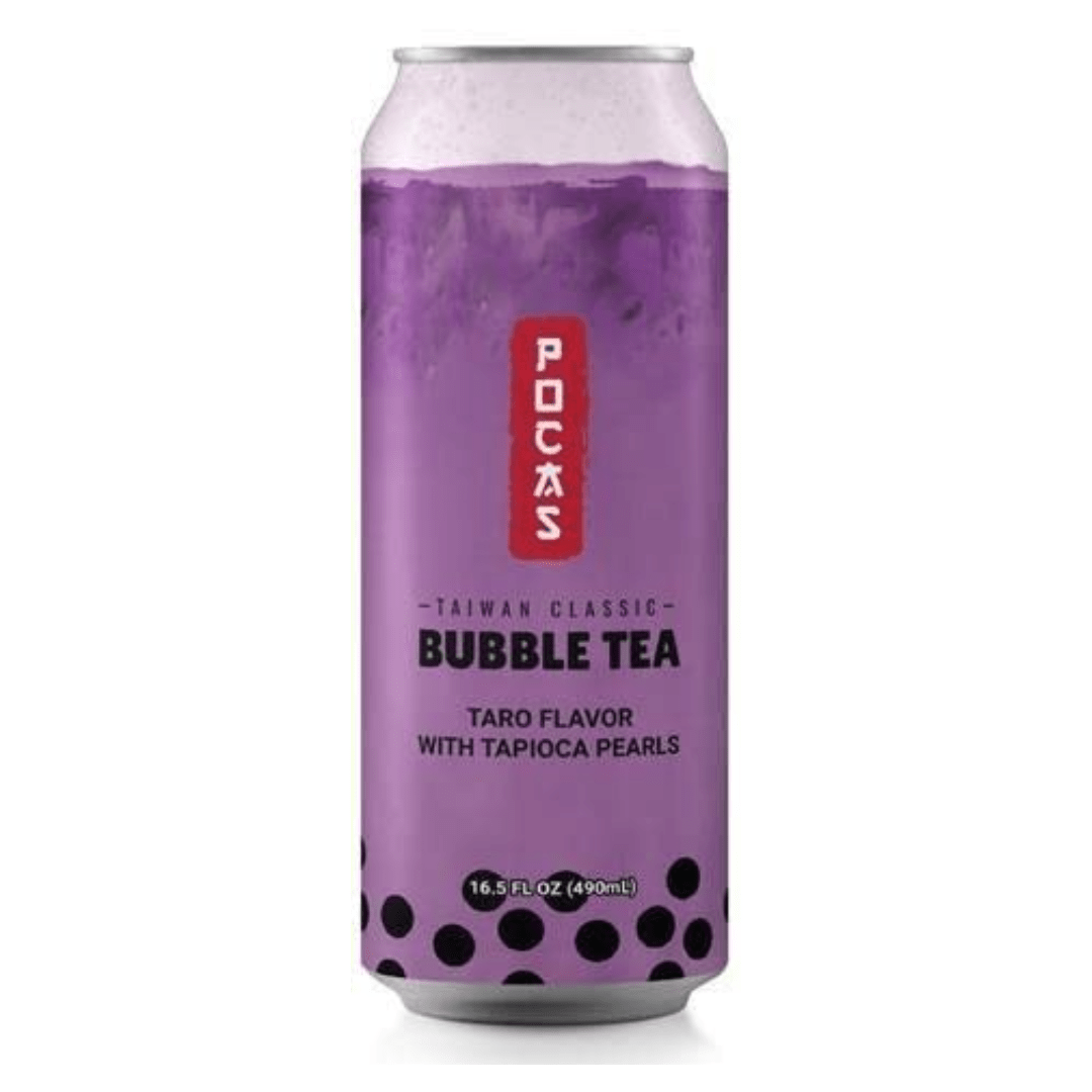 Pocas Bubble Tea Taro 24x490ml - Pacific Candy Wholesale