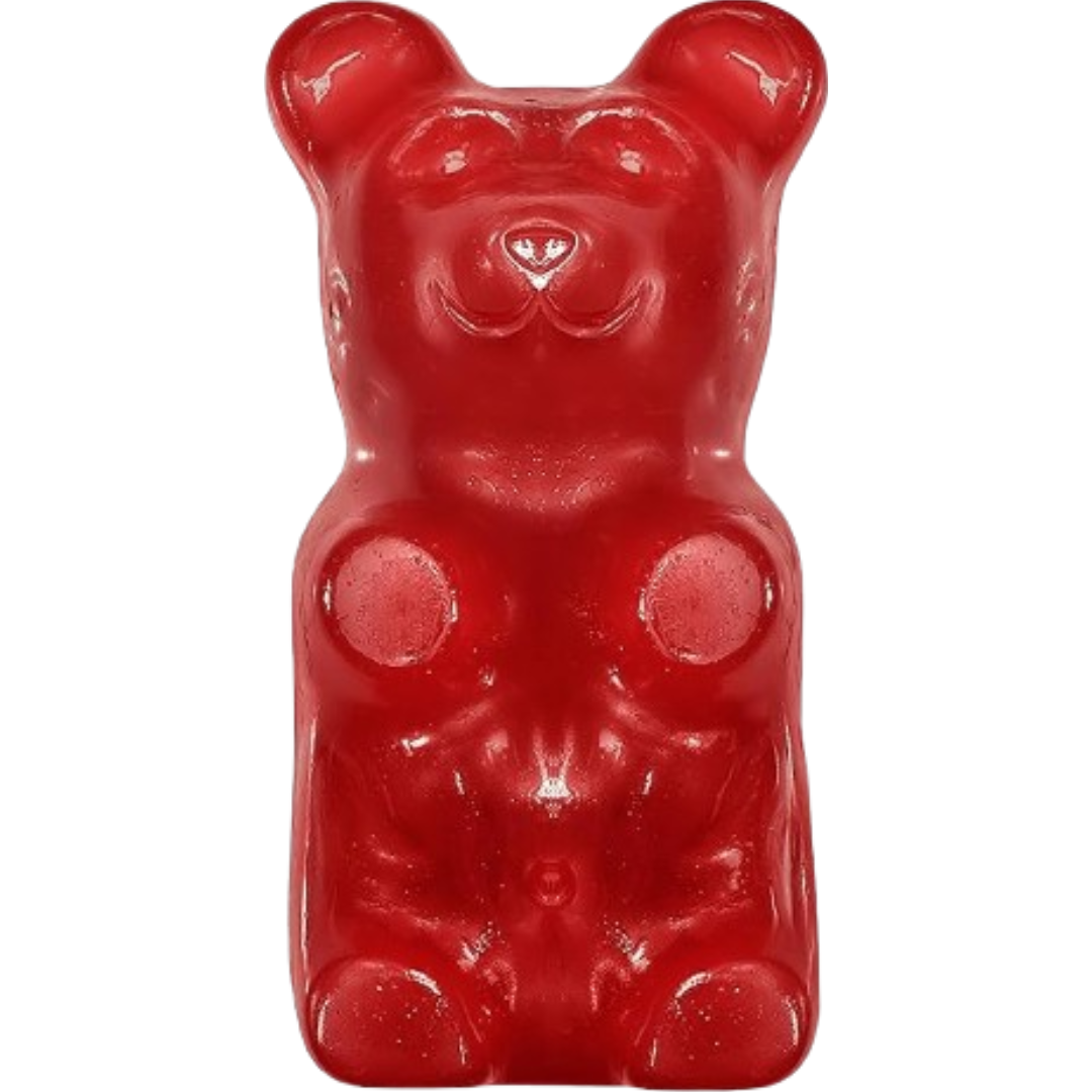 GGB Candies Giant Gummy Bear Cherry 5lb - Pacific Candy Wholesale
