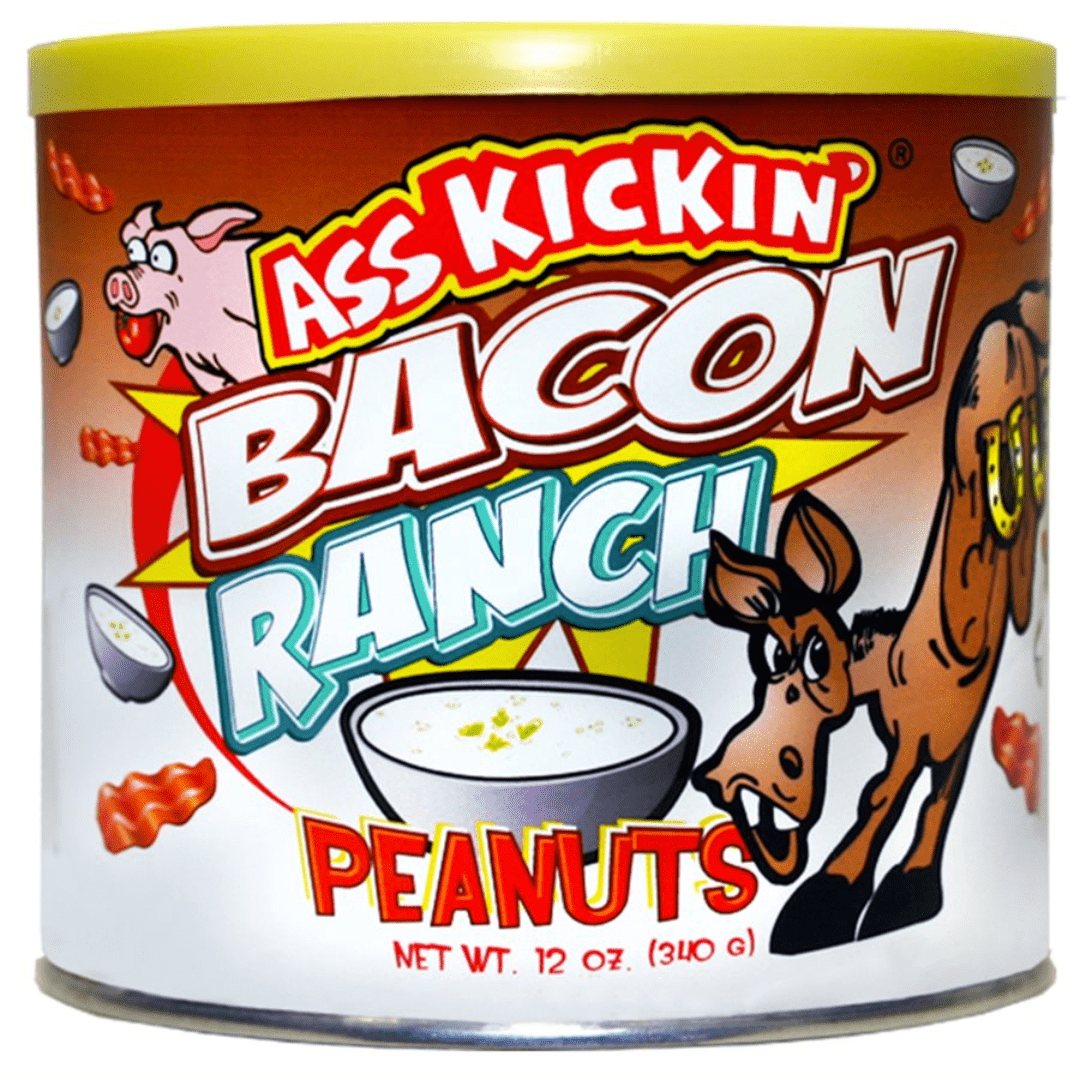 Ass Kickin' Peanuts Bacon Ranch 12oz - Pacific Candy Wholesale