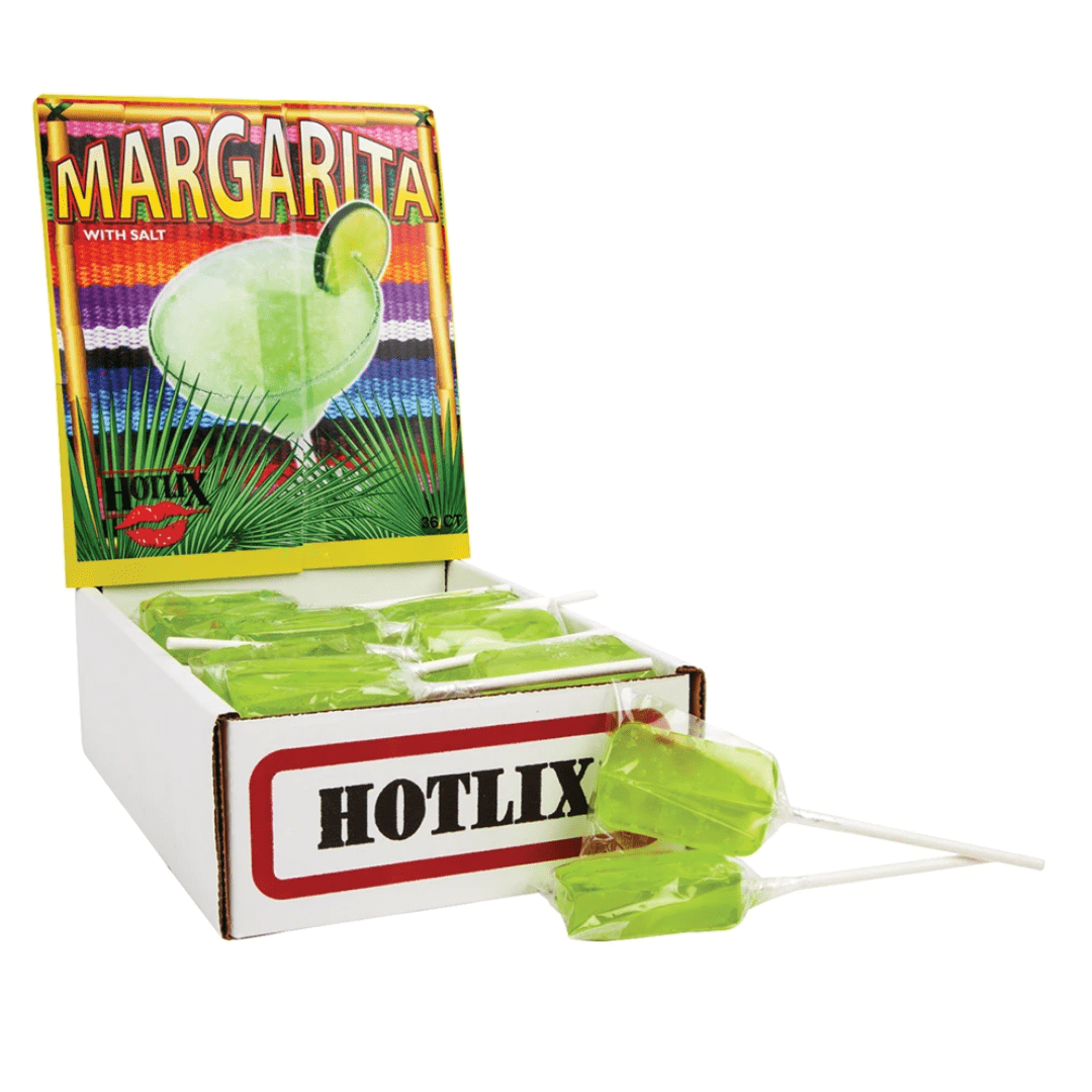 Hotlix Margarita Sucker With Salt 36 - Pacific Candy Wholesale
