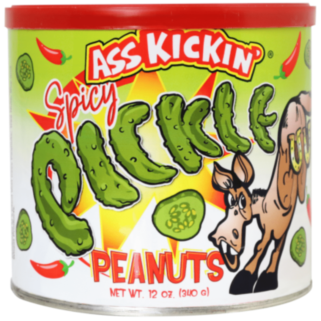 Ass Kickin' Peanuts Spicy Pickle 12oz - Pacific Candy Wholesale
