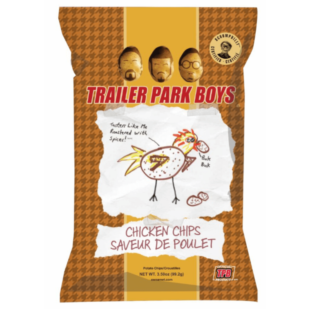 Trailer Park Boys Potato Chips Chicken 24x3oz - Pacific Candy Wholesale