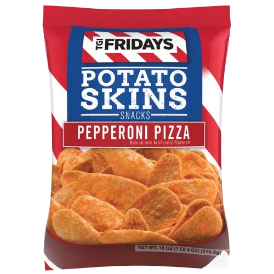 TGI Friday Potato Skins Pepperoni Pizza 6x3oz - Pacific Candy Wholesale