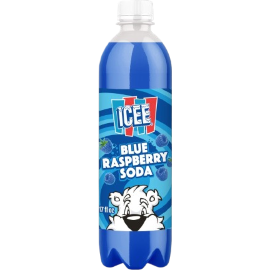 Icee Blue Raspberry Soda 12x500ml (Best Before December 27 2025 ...