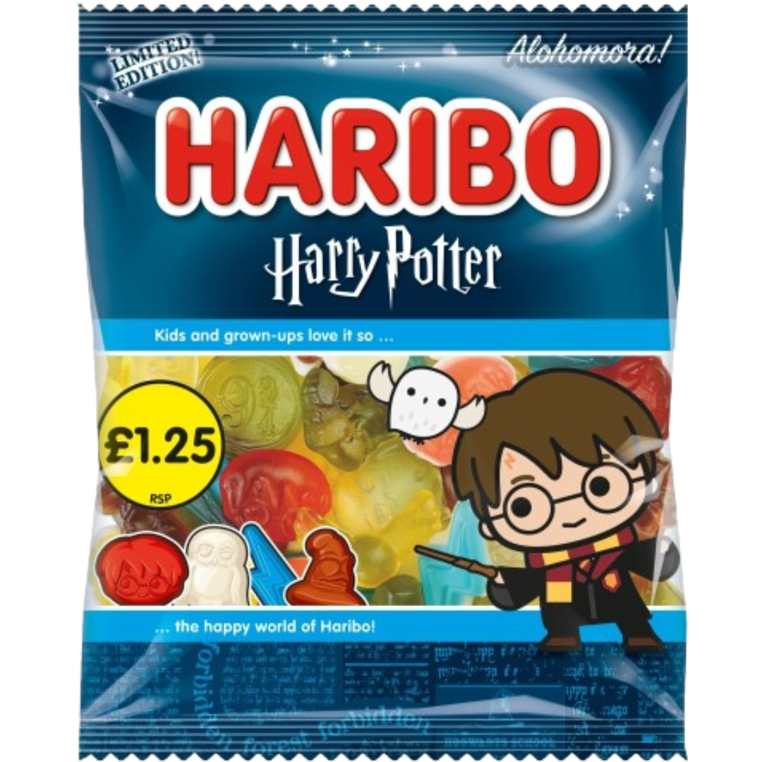 Haribo Harry Potter Price Marked British 12x160g - Pacific Candy Wholesale