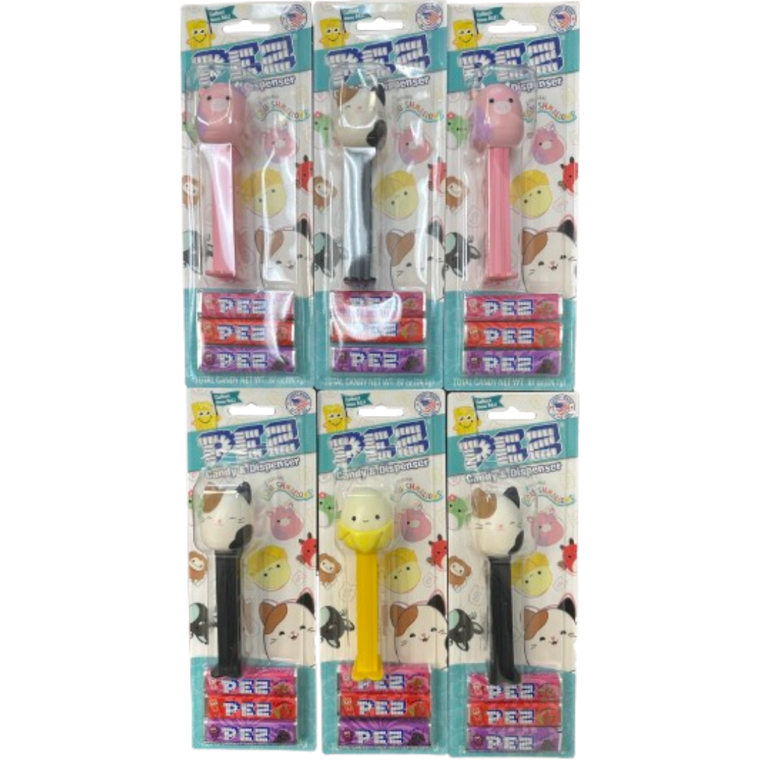 PEZ Blister Squshie Mallows Assortment 6 - Pacific Candy West