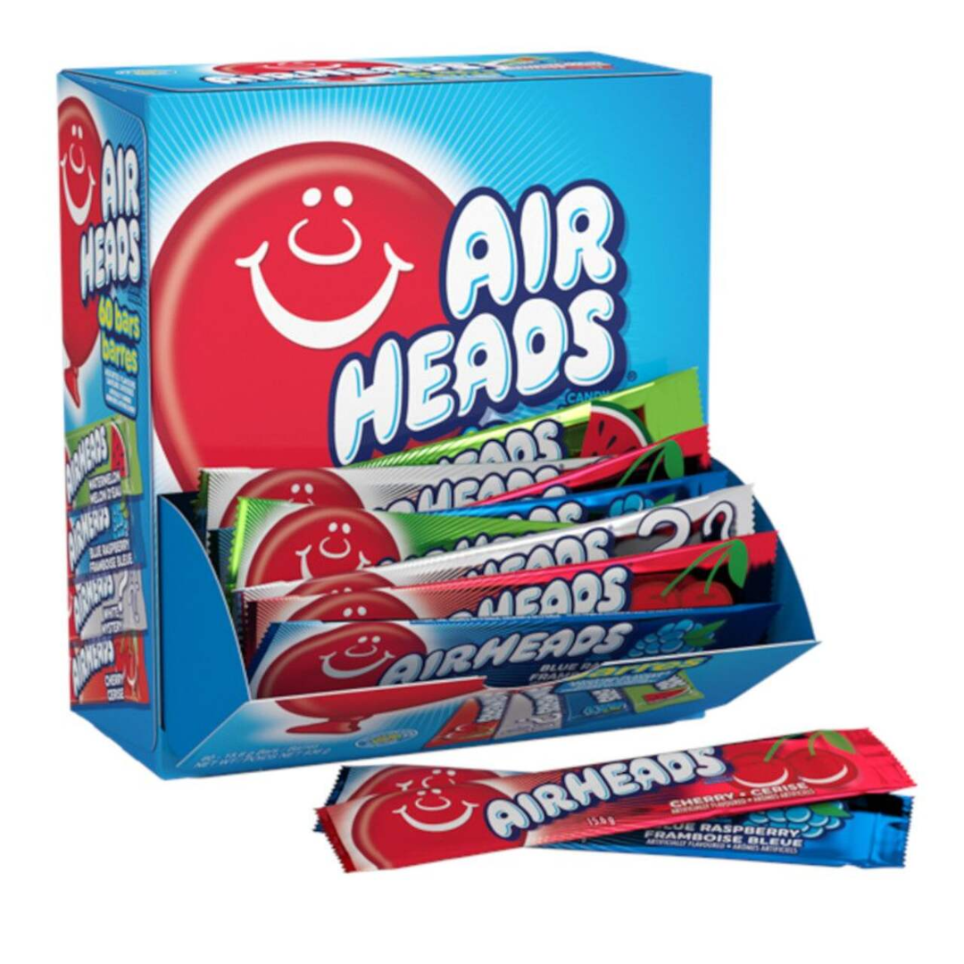 Airheads Assorted Gravity Feed Box 60 - Pacific Candy West