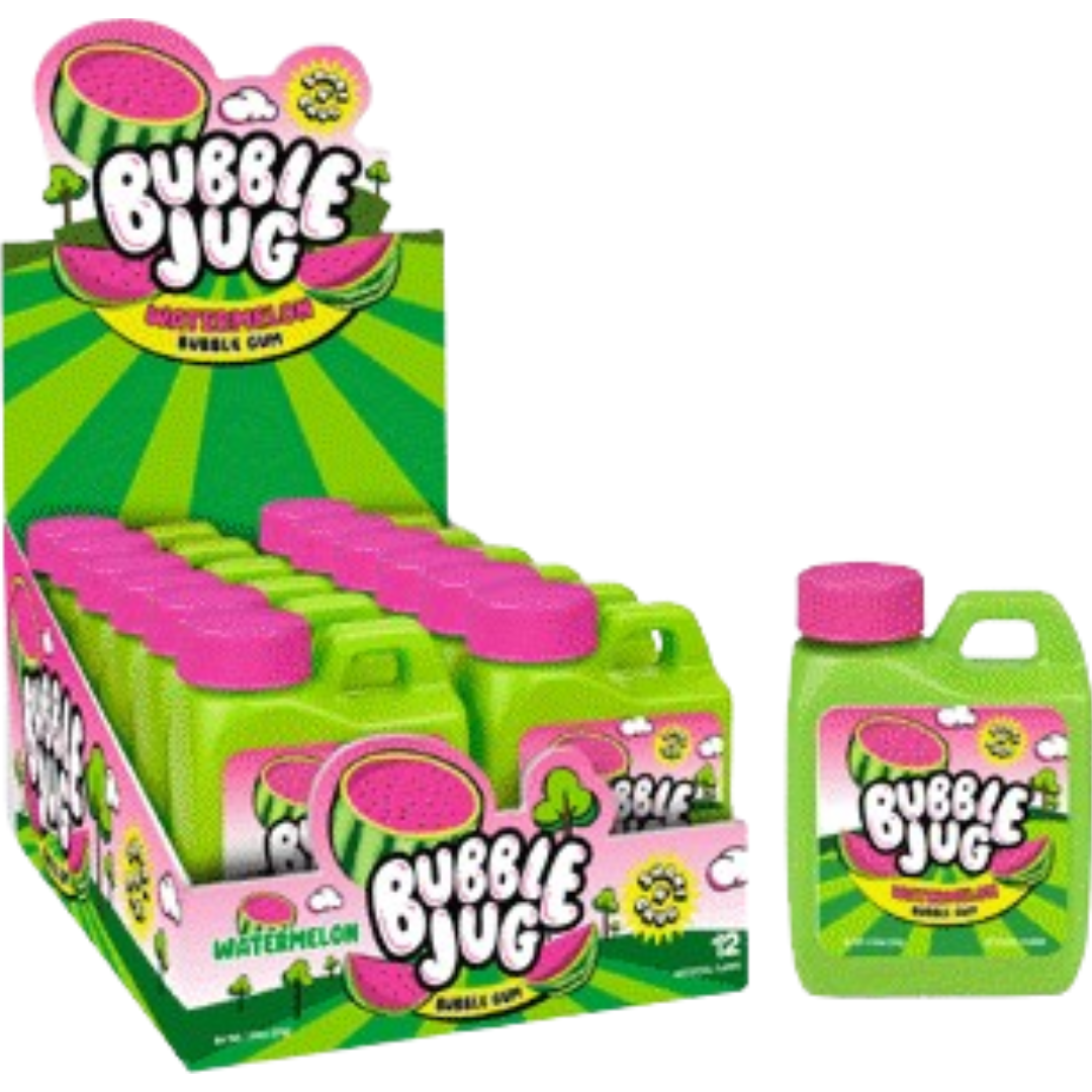 Iconic Candy Bubble Jug Watermelon Bubble Gum 12x1.94oz - Pacific Candy ...