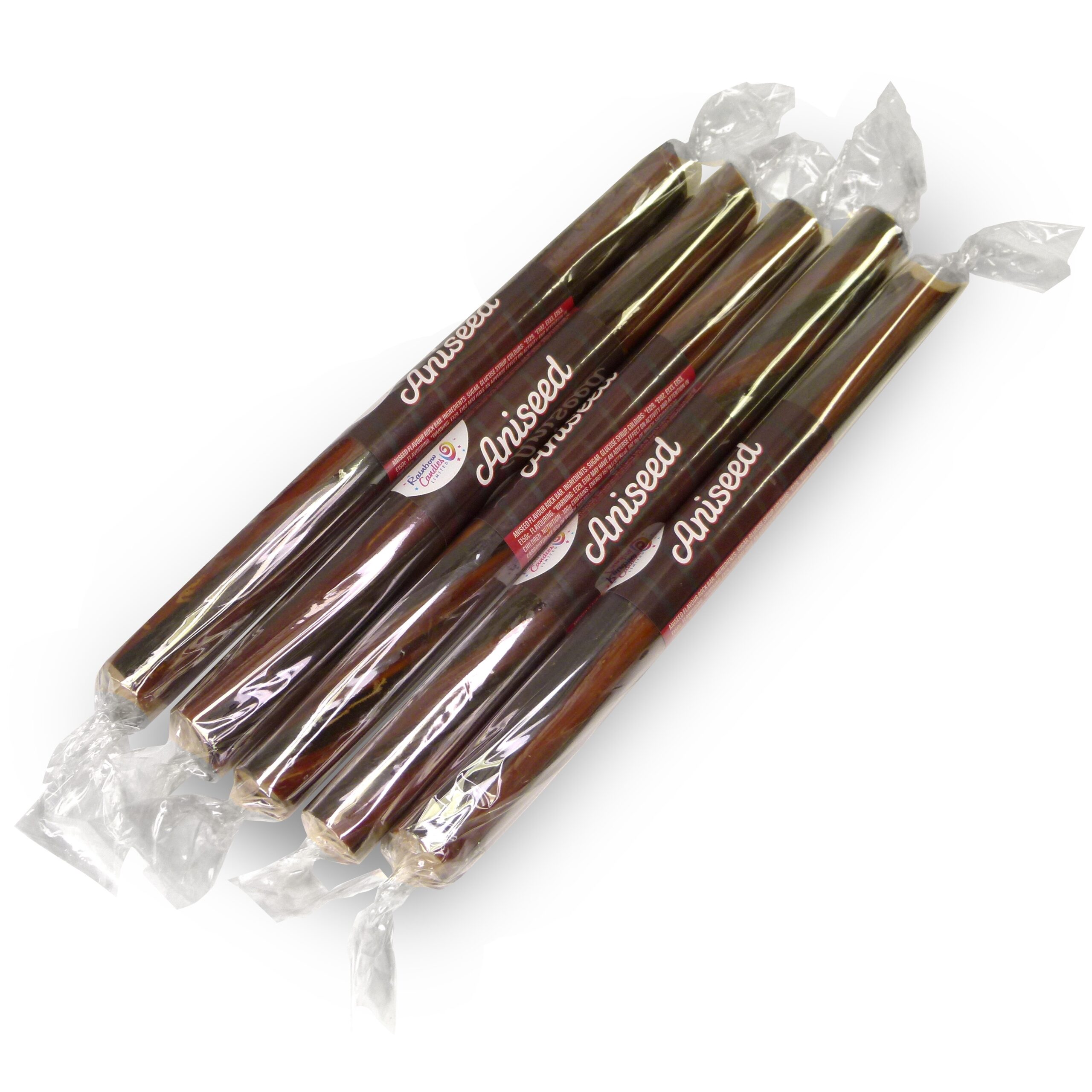 Rock Bar Rock Candy Aniseed 8" British 36x40g - Pacific Candy West